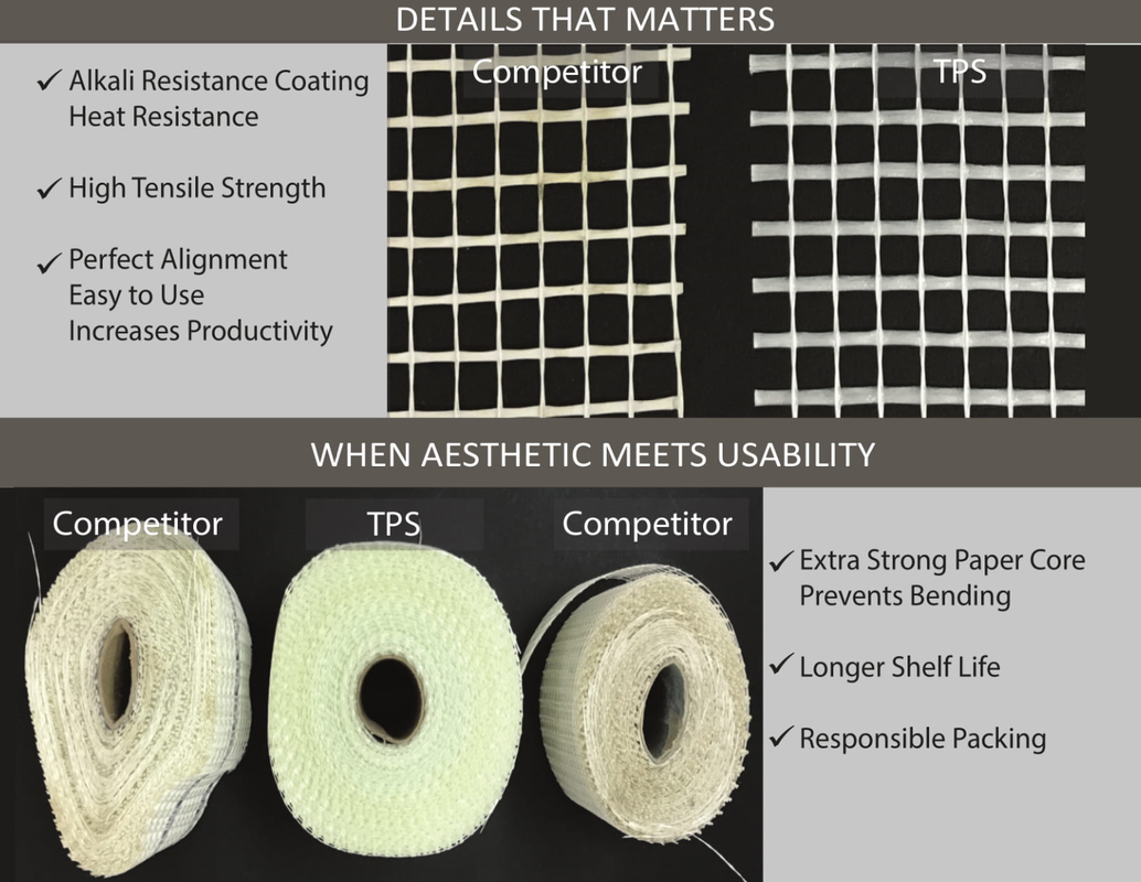 TPS Fibreglass Wall Ceiling Tape - TPS