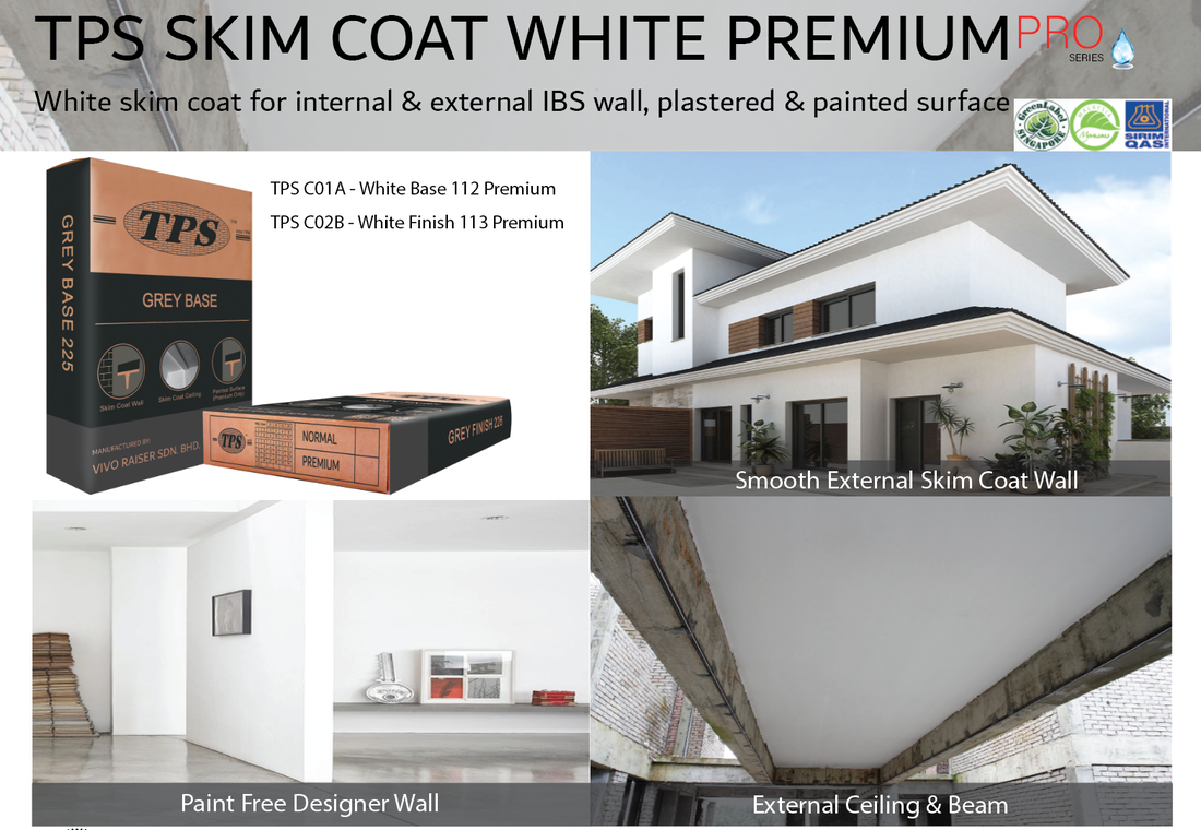 TPS Skim Coat White Premium - TPS